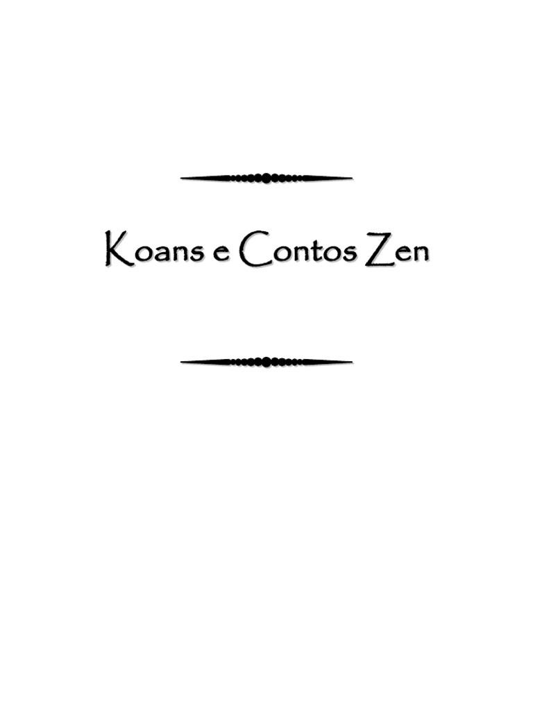 Koans Zen e Contos | PDF | Natureza