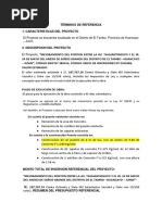 Informe de Revision de Expediente Tecnico | PDF