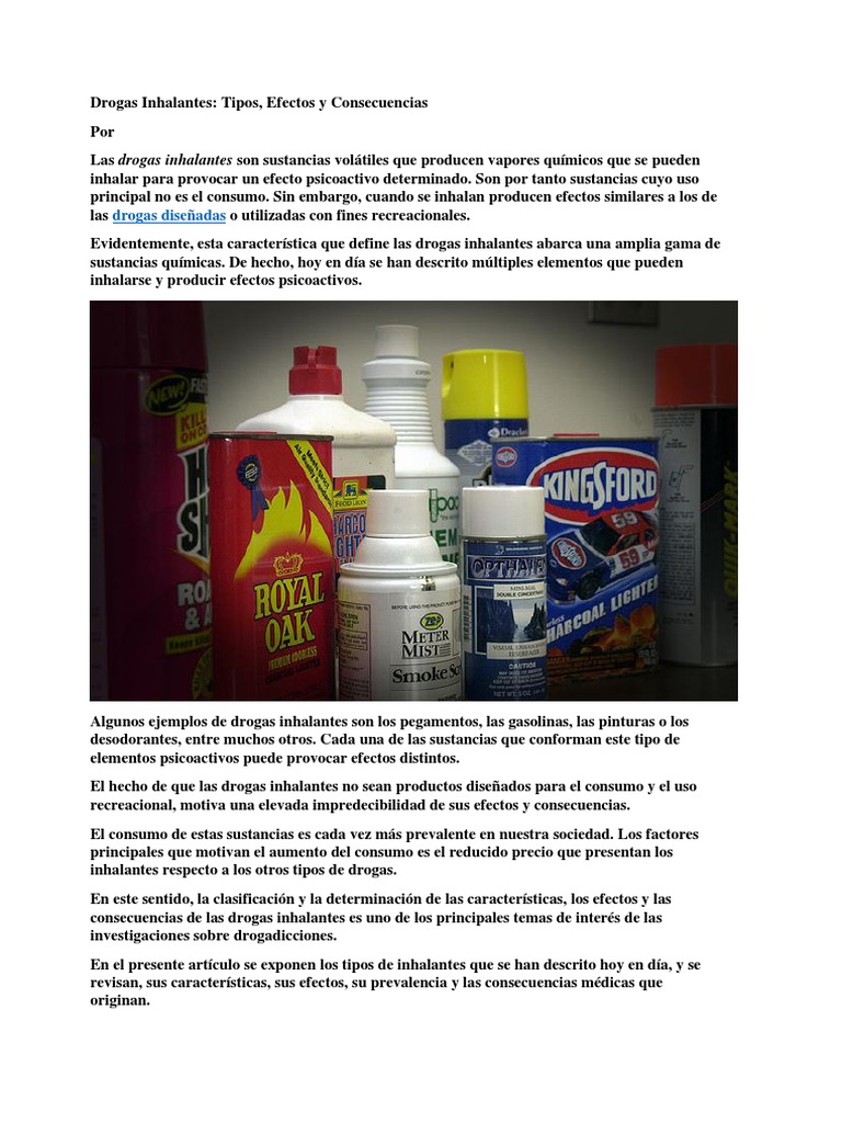 Drogas Inhalantes | PDF | Drogas | Nitrito