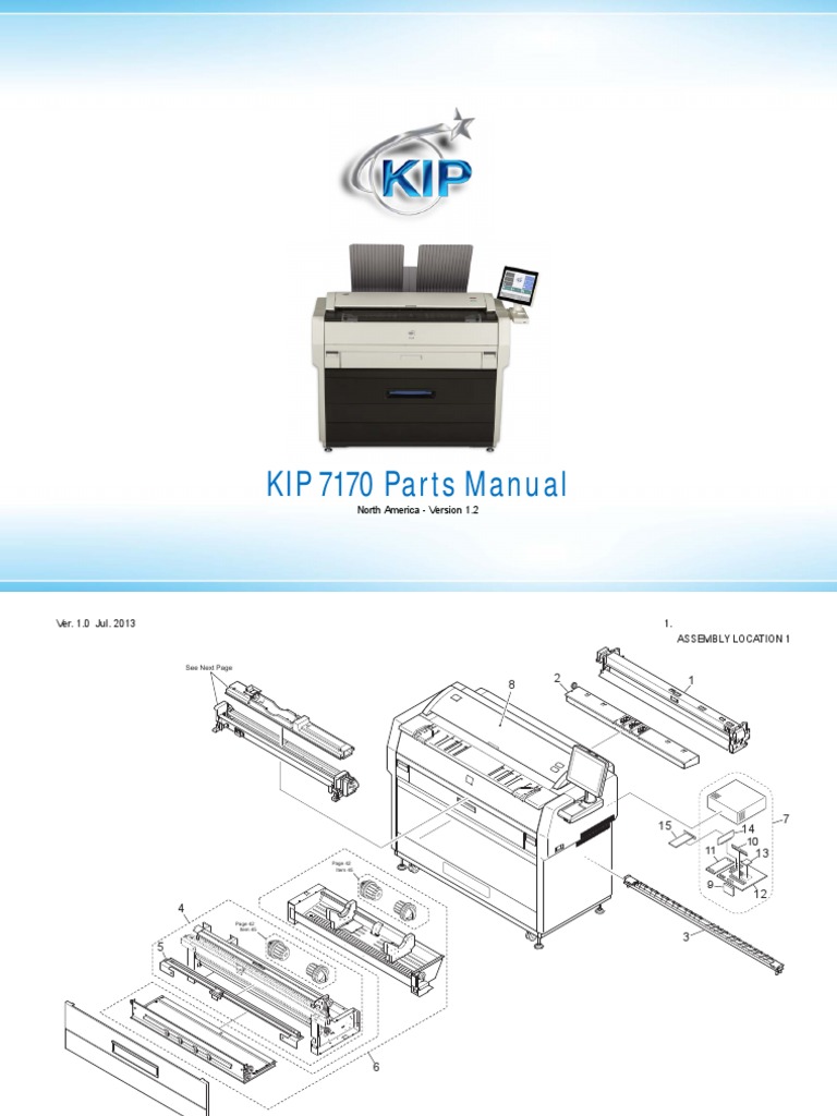 KIP+7170+NA+Parts+Manual+Ver+1 2 | PDF | Computing And Information ...