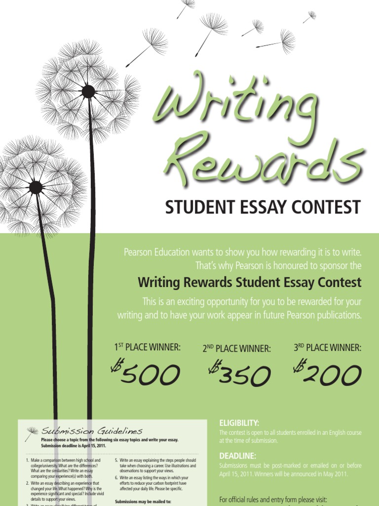 WritingRewardsPoster Print | PDF | Essays | Psychological Concepts