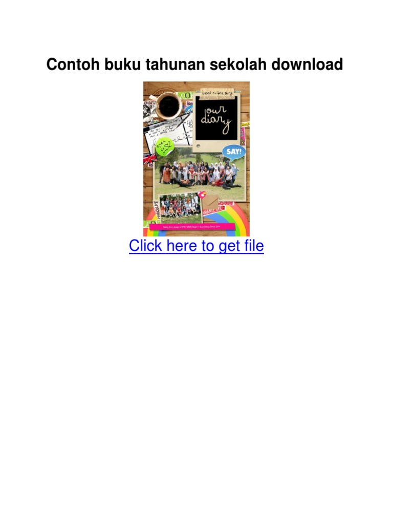 Contoh Buku Tahunan Sekolah Download Pdf