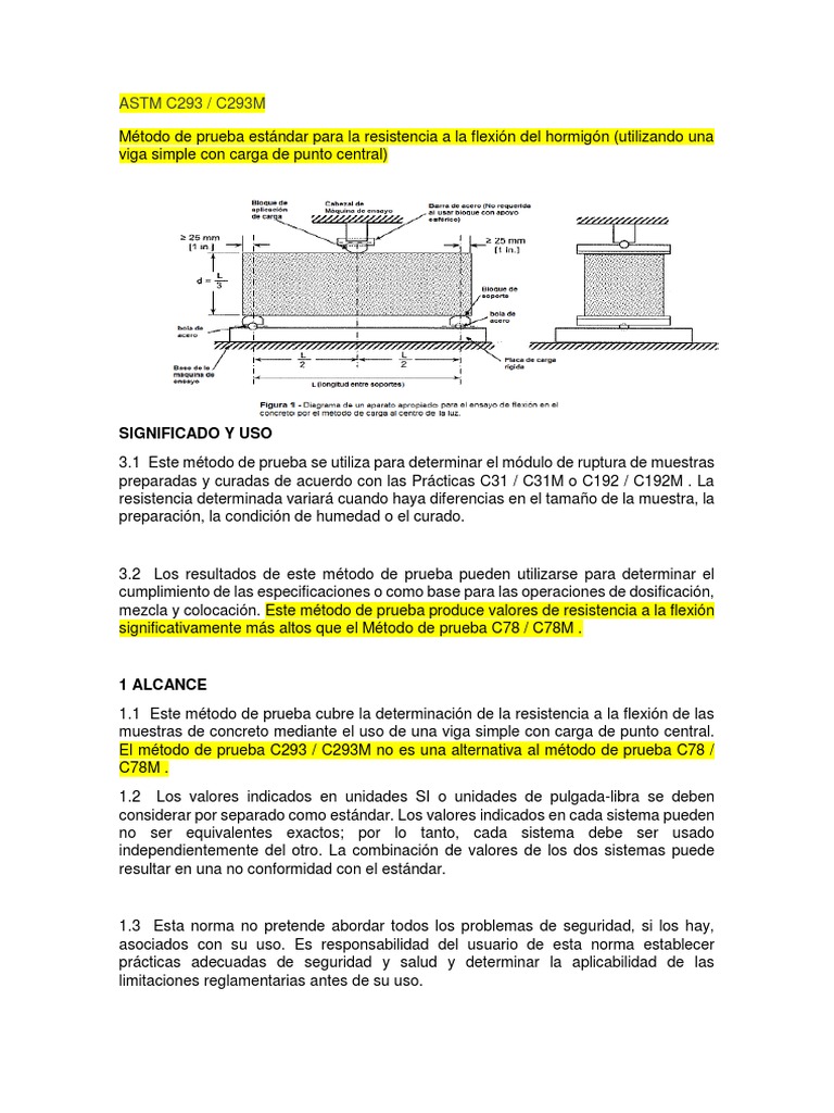 Astm C293 | PDF | Hormigón | Science
