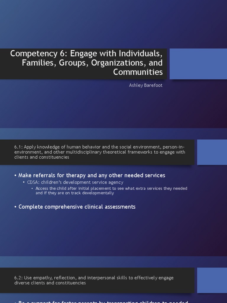 Competency 6 | PDF