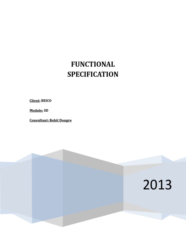 Sample FS in SAP SD | PDF | Government Finances | Taxes