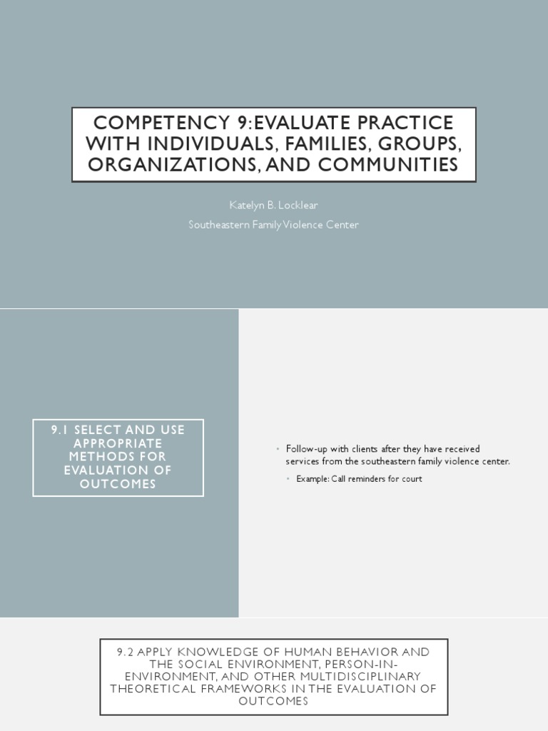 Competency 9 | PDF