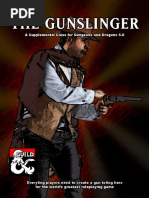 Matt Mercer Gunslinger PDF | PDF | Firearms | Dungeons & Dragons