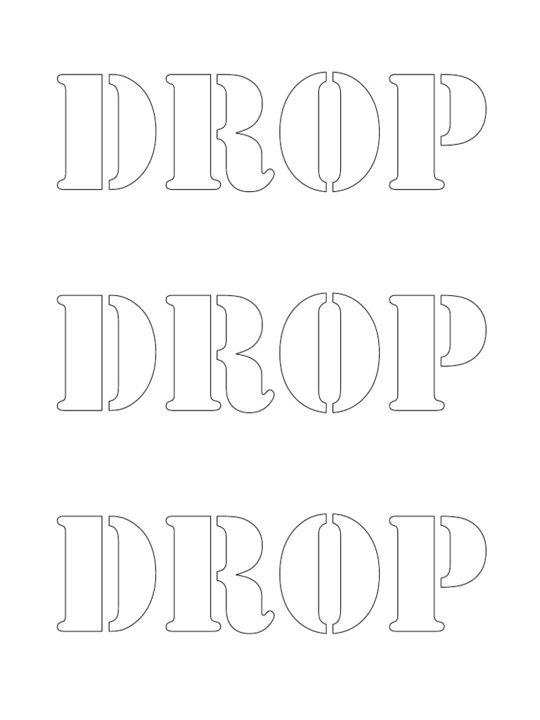 DROP Stencil | PDF