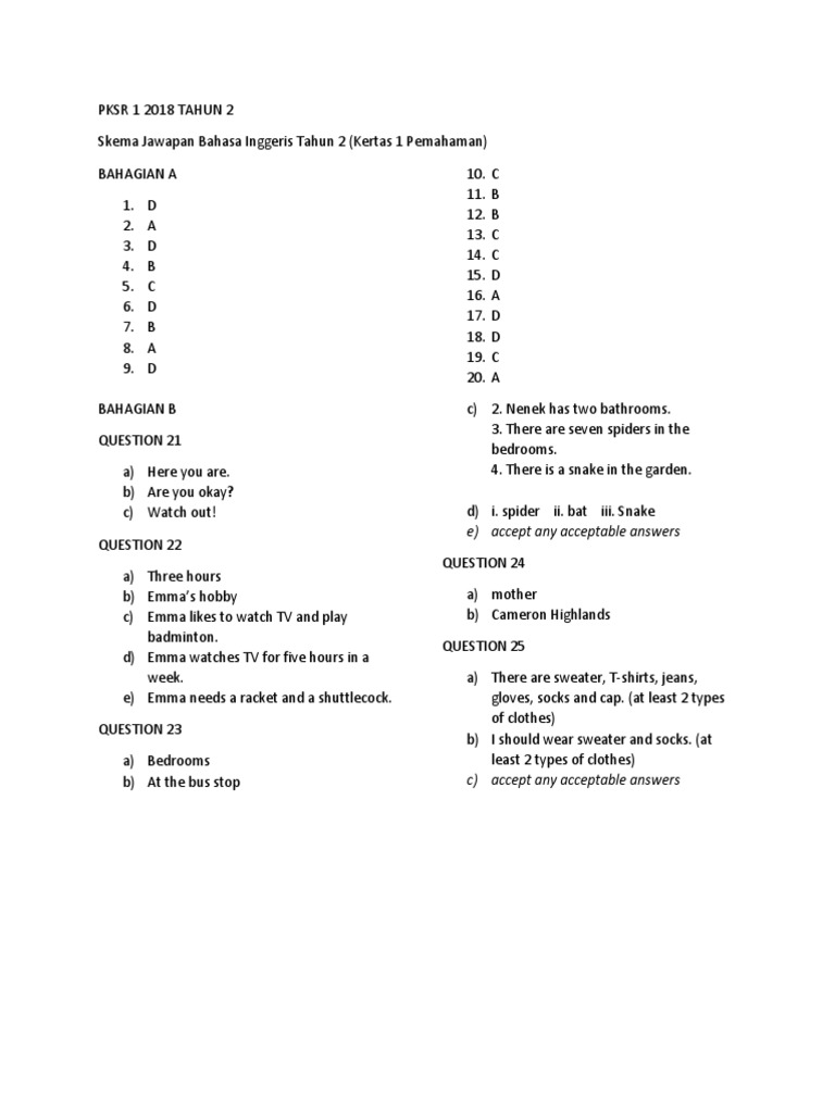 E) Accept Any Acceptable Answers | PDF