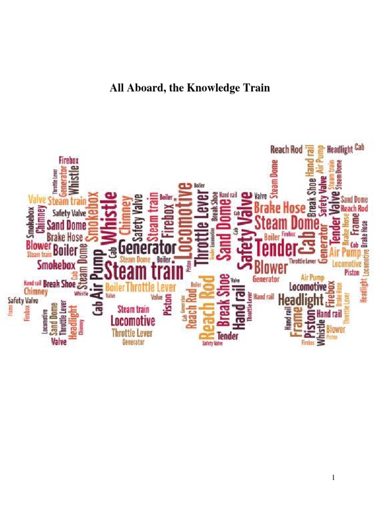 All Aboard, The Knowledge Train | PDF | Design | Teachers