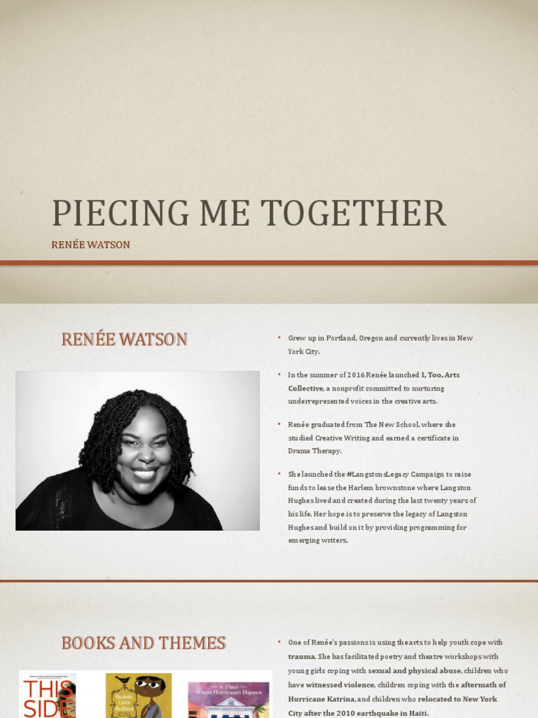 Piecing Me Together: Renée Watson | PDF | Young Adult Fiction