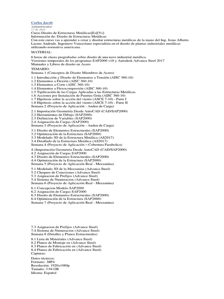Carlos Jacob | PDF | Software | Informática y tecnología de la información