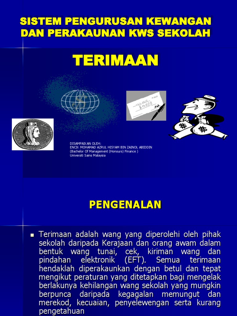 Slide Tatacara Terimaan Kewangan | PDF