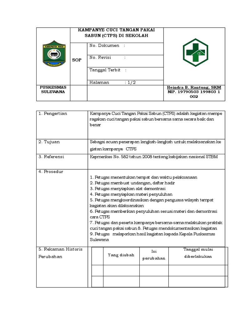 SOP Kampanye CTPS | PDF