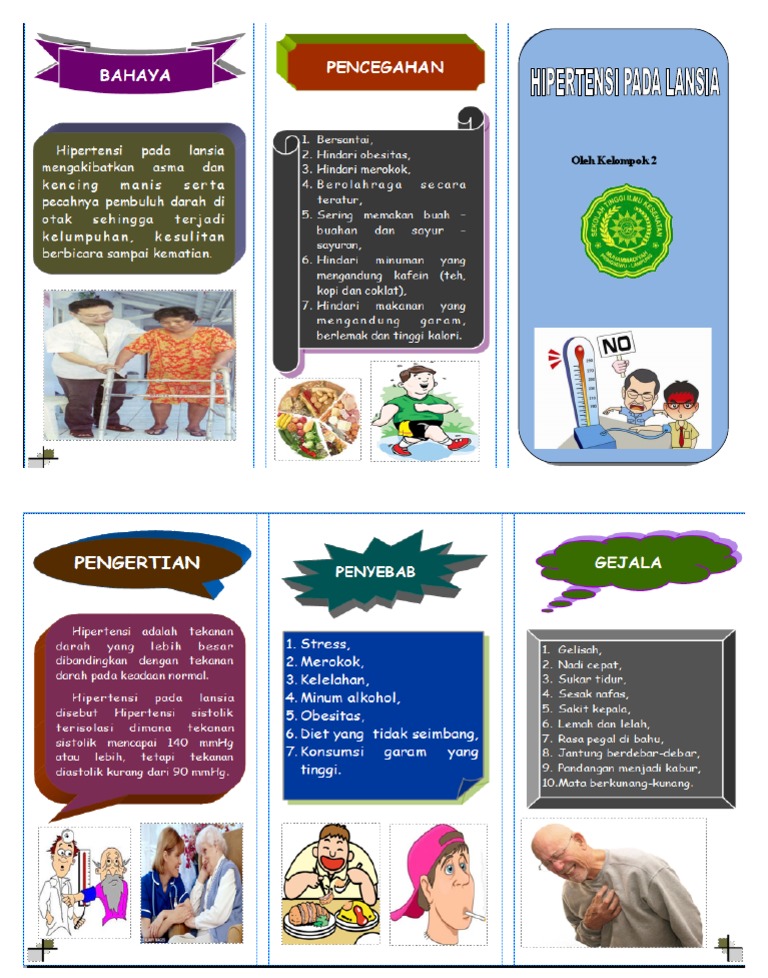 Leaflet Hipertensi | PDF