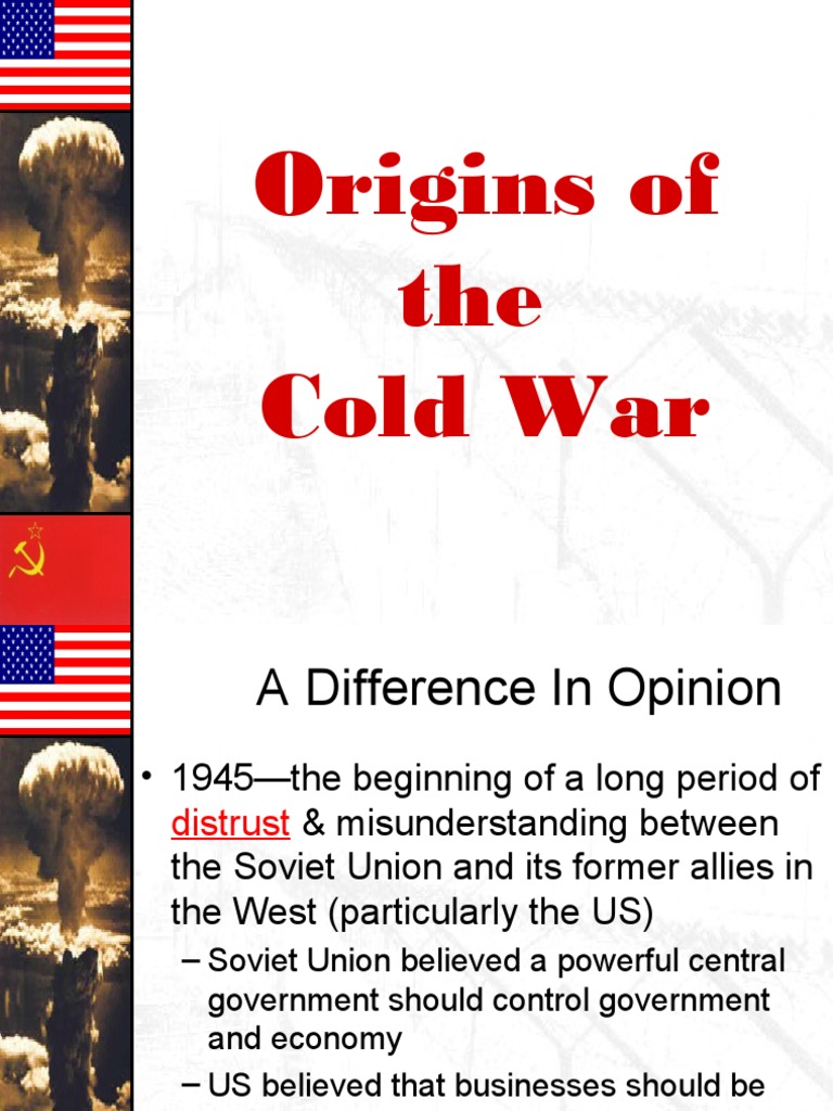 Origins of The Cold War | PDF | Warsaw Pact | Iron Curtain