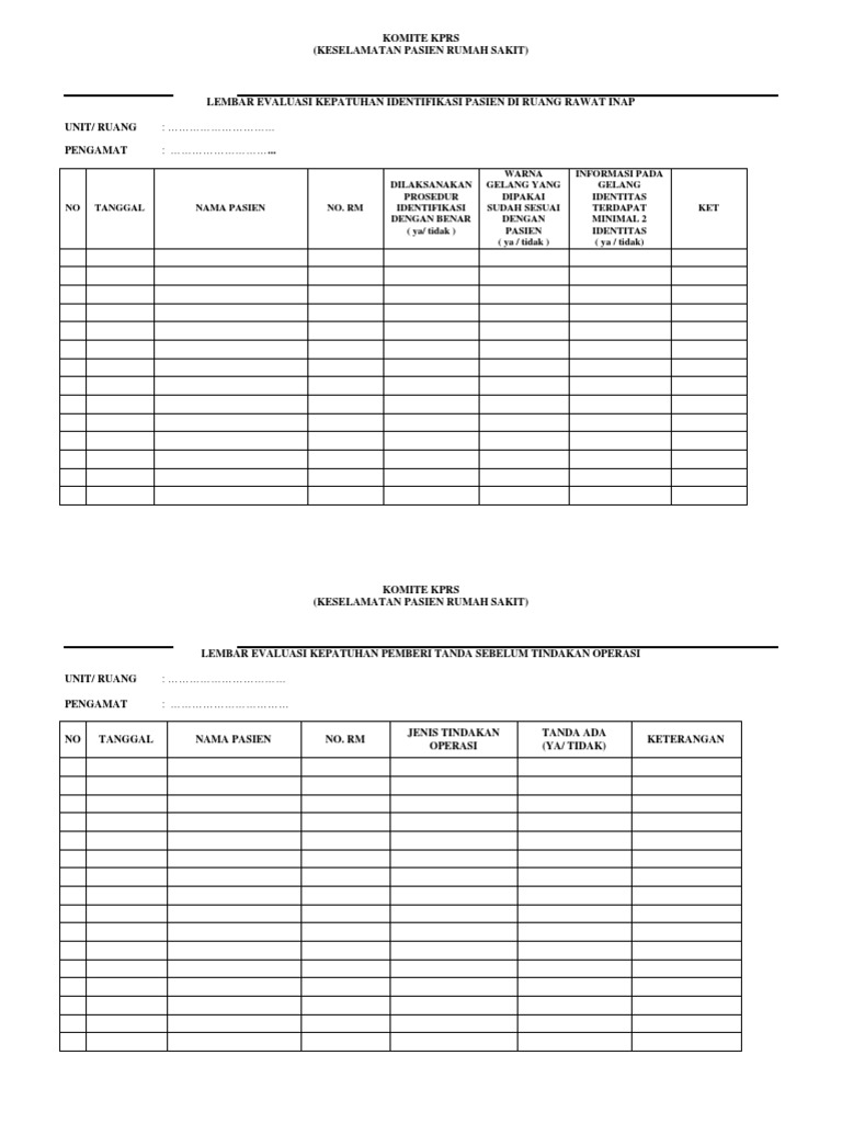 Form Monitoring Skp-1 | PDF
