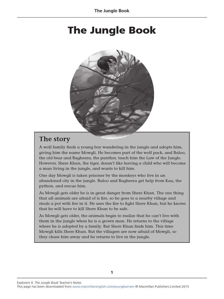 EXP L4 Jungle Teachers Notes Text 0 | PDF | Bagheera | Baloo