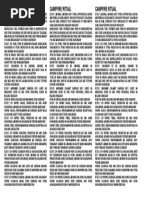 Campfire Demonstration - SEREMONYA SA SIGA | PDF