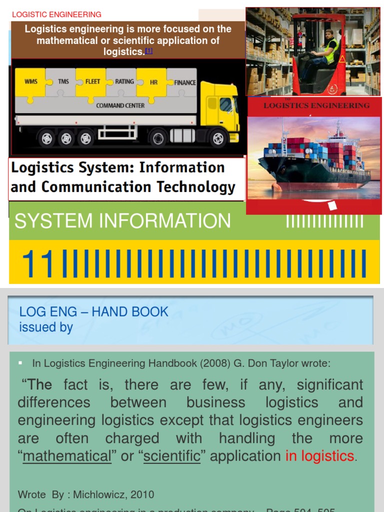 Logistic Engineering - System Logistic Information | PDF | Enterprise ...