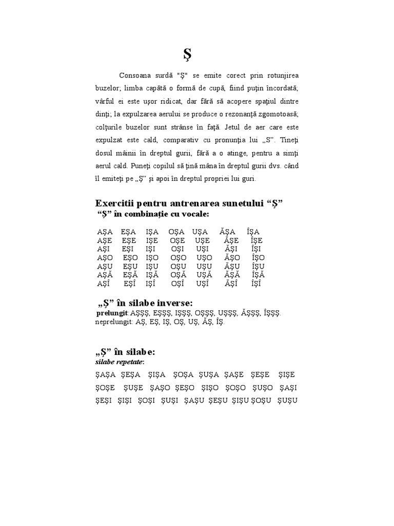 Fise Litere Logopedie | PDF