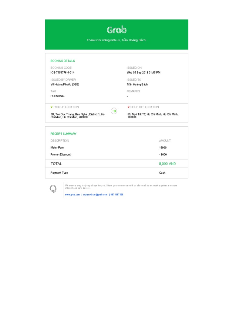 Grab Receipt IOS-7151776-4-014 | PDF