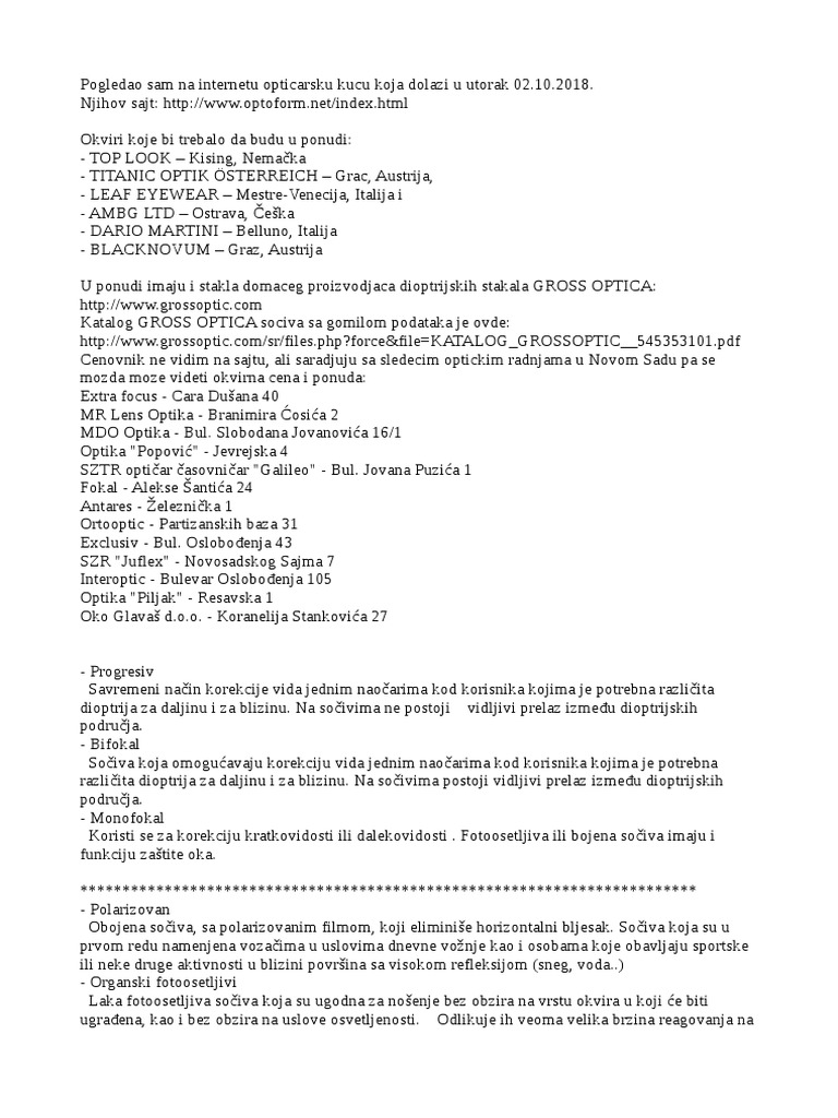Gross Optica Sociva | PDF