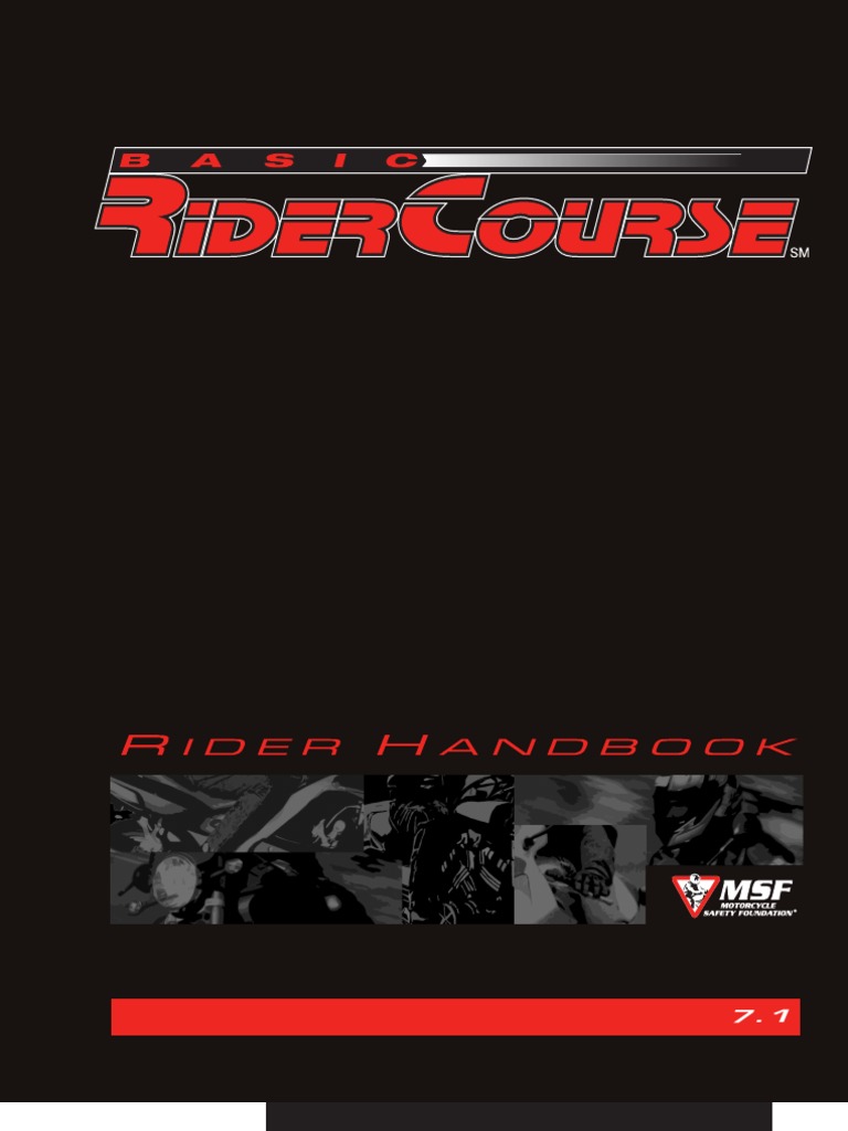 Basic Rider Course Handbook | PDF | Motorcycle | Suit (Clothing)