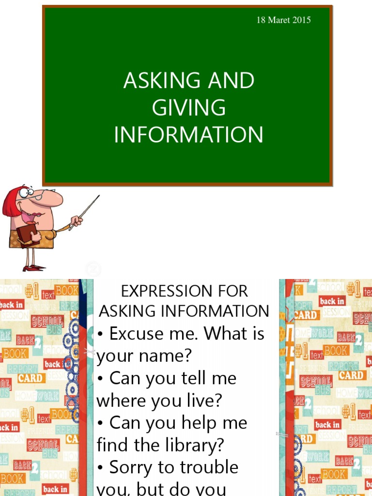 Asking and Giving Information Tips | PDF