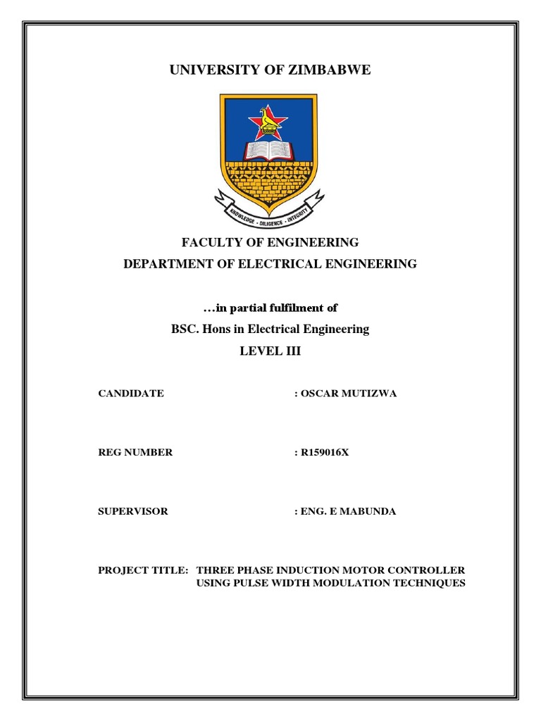 Project Proposal | PDF | Power Electronics | Electric Motor