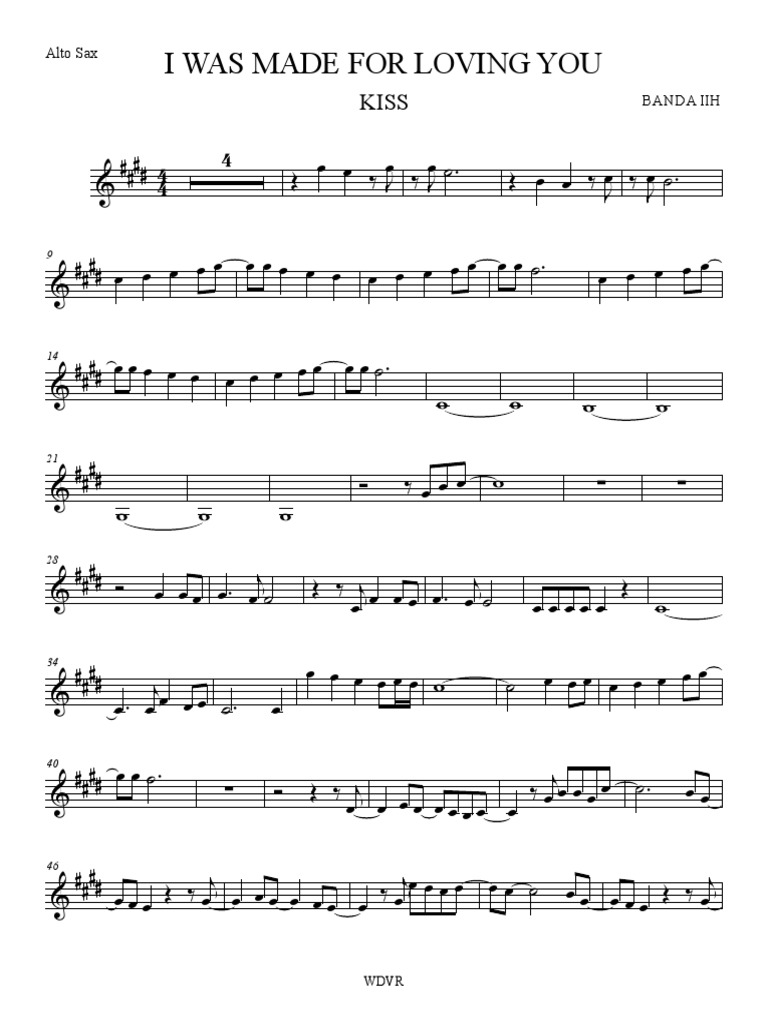 Kiss Saxo Alto | PDF