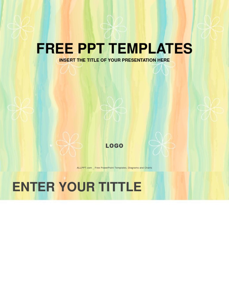 Abstract Floral PPT Design | PDF | Office Suites | Microsoft Office