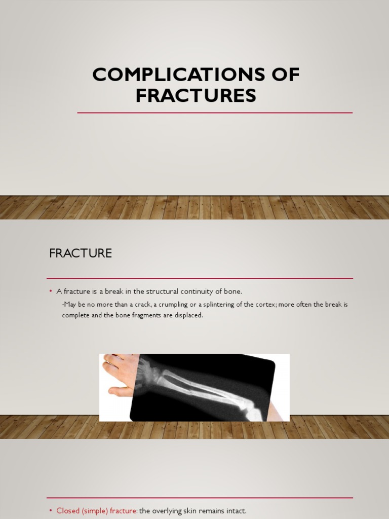 Complication of Fracture | PDF | Bone | Knee