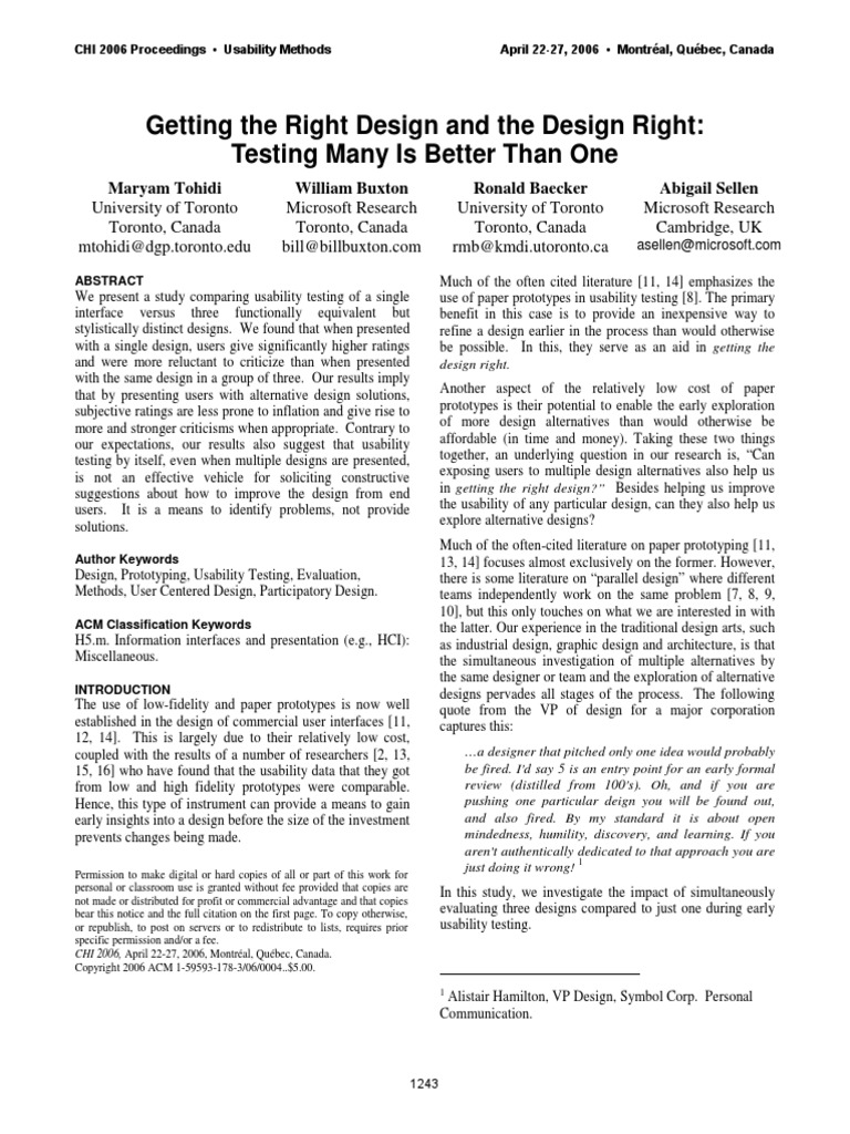 Rightdesign PDF | PDF | Usability | Prototype