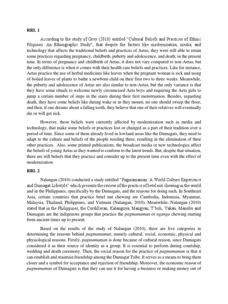 Revised RRLs | PDF | Pregnancy | Philippines