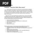 CSA Safety Footwear Markings Explained | PDF