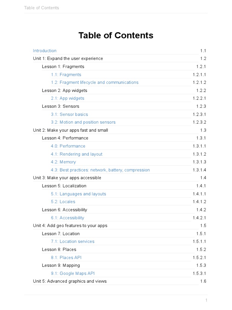 Android Developer Advanced Course Concepts | PDF | Widget (Gui ...