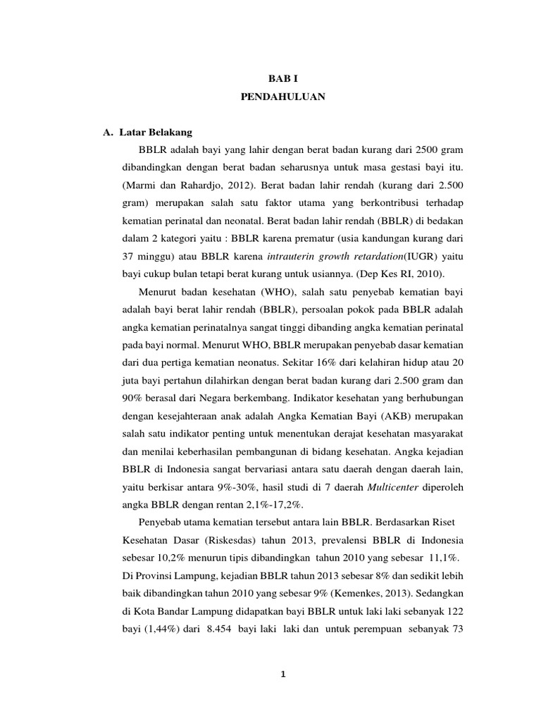 Askep BBLR Siap | PDF