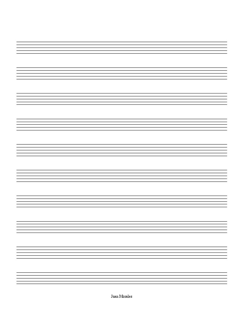 Hoja Pentagramada PDF | PDF