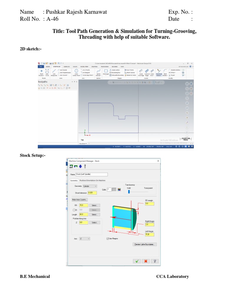 Name: Pushkar Rajesh Karnawat Exp. No.: Roll No.: A-46 Date | PDF ...