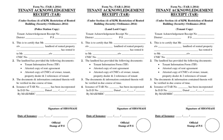 Tar | PDF | Landlord | Landlord–Tenant Law