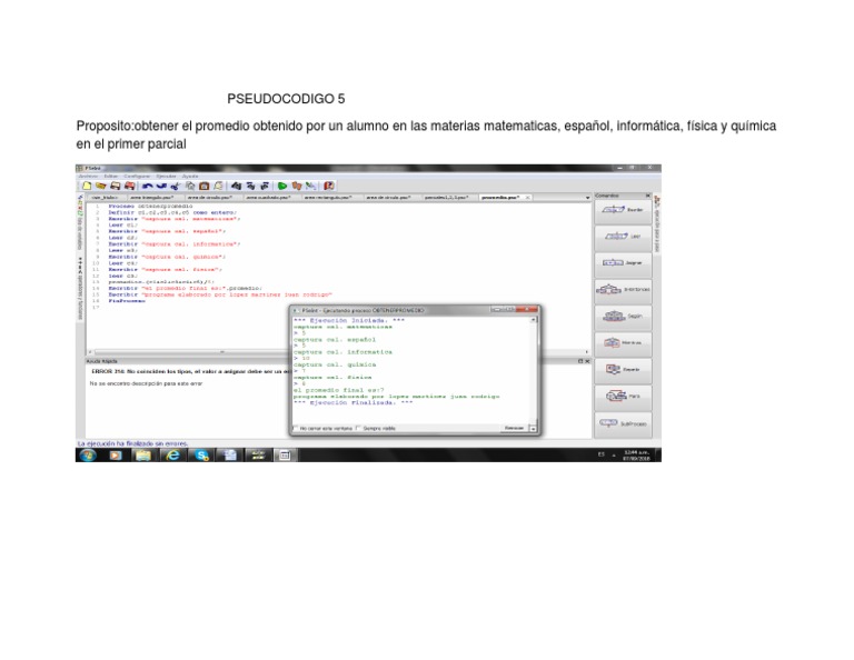 Pseudocodigo 5 | PDF