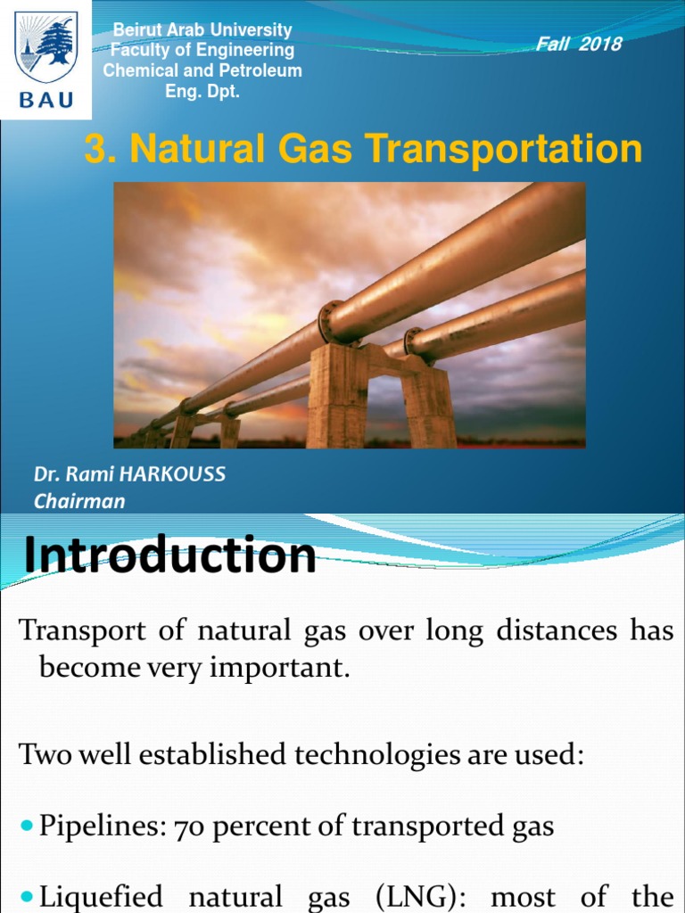 Natural Gas Transportation Methods | PDF | Liquefied Natural Gas ...