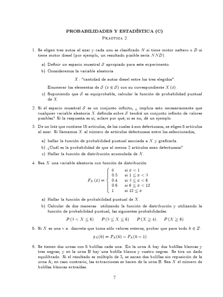 Practica 220 | PDF | Variable aleatoria | Probabilidad