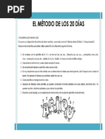 Plantillas del Método de 20 Días | PDF
