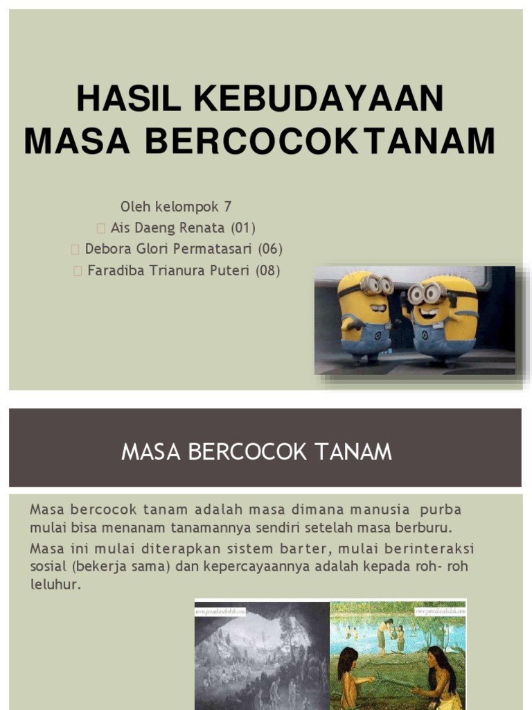 Hasilkebudayaanmasabercocoktanam 141113100014 Conversion Gate01 | PDF
