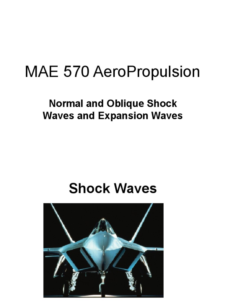 Normal Shock Waves in Nozzles | PDF | Shock Wave | Mach Number