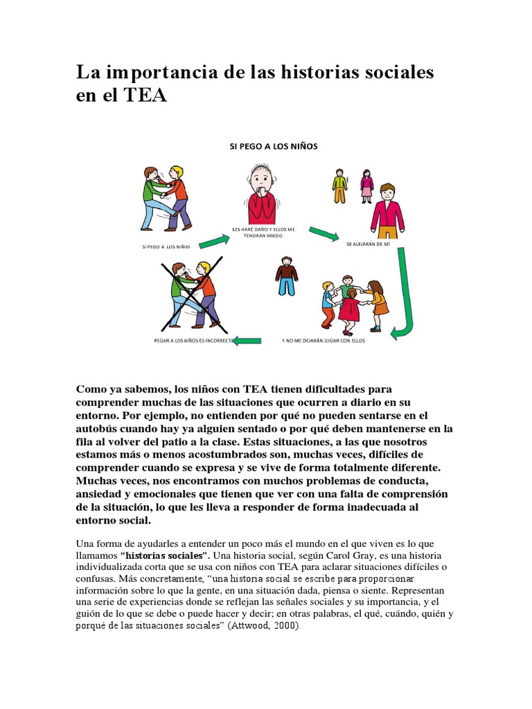 Historias Sociales en TEA: Guía Práctica | PDF | Epistemología ...