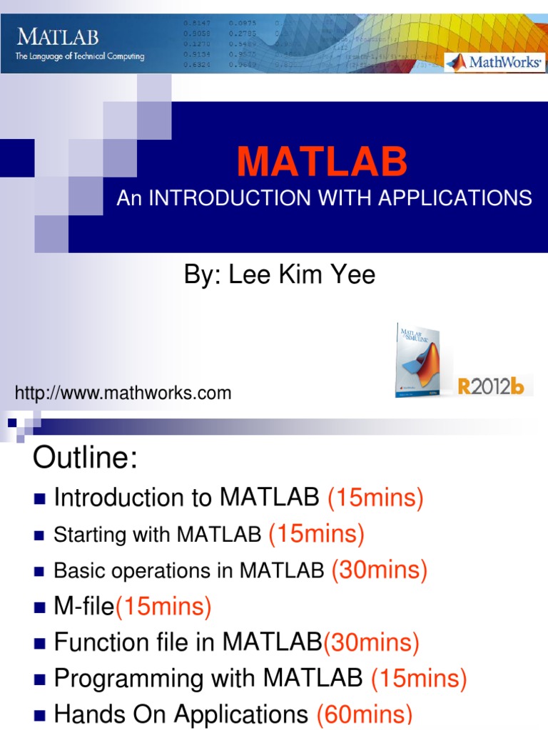 MATLAB Introduction with Applications | PDF | Matlab | Matrix (Mathematics)