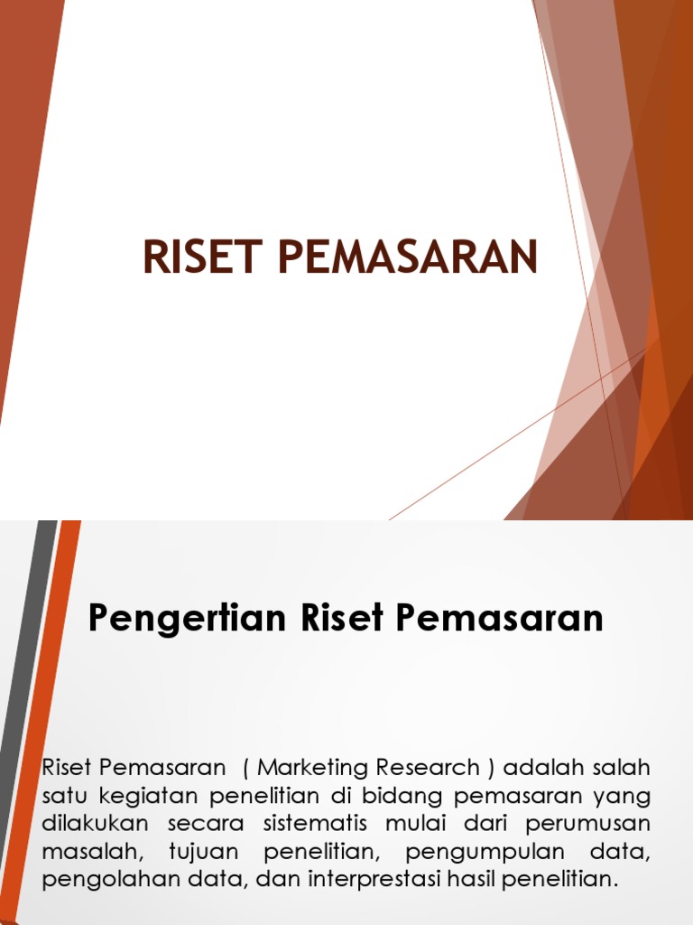 Riset Pemasaran | PDF